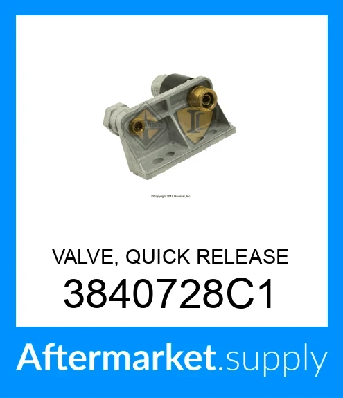 3840728C1 - VALVE, QUICK RELEASE FASTBRAKE MODULE W/3/8" AND 5/8" PTC ...