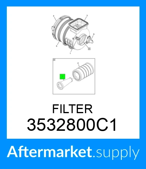 3532800C1 - FILTER fits NAVISTAR | Price: $19.99 to $129.33