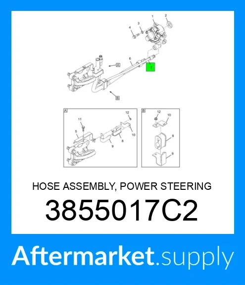 3855017C2 - HOSE ASSEMBLY, POWER STEERING fits NAVISTAR