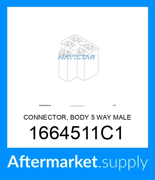 1664511C1 - CONNECTOR fits NAVISTAR | Price: $15.74