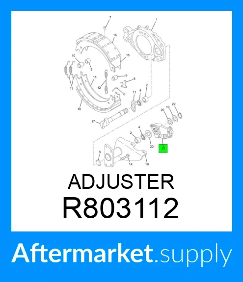 R803112 - ADJUSTER, BRAKE SLACK AUTOMATIC fits NAVISTAR | Price: $143.71
