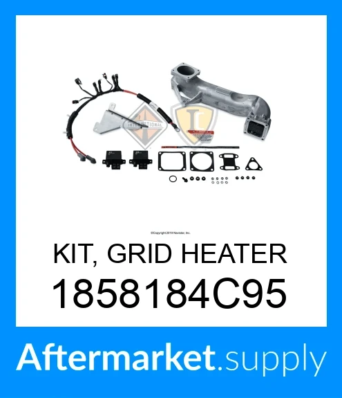 1858184C95 - KIT, GRID HEATER fits NAVISTAR | Price: $3,500.00