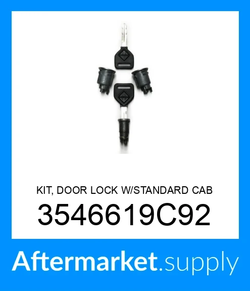 3546619c92 - INTERNATIONAL KT LOCK,KIT DOOR fits NAVISTAR | Price: $169 ...