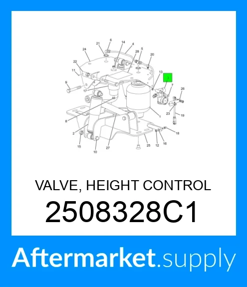 2508328C1 - VALVE, HEIGHT CONTROL fits NAVISTAR