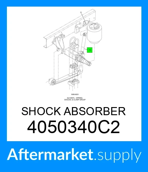 4050340C2 - ABSORBER SHOCK fits NAVISTAR | Price: $71.99 to $124.57