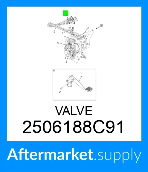2506188C91 - VALVE fits NAVISTAR