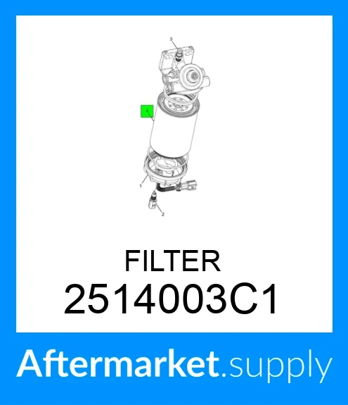 2514003C1 - FILTER fits NAVISTAR | Price: $29.97 to $93.76
