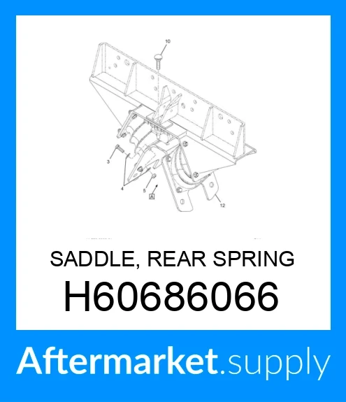 H60686066 - SADDLE, REAR SPRING W/EQUALIZER BEAM fits NAVISTAR | Price ...
