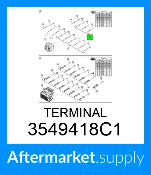 3549418C1 - TERMINAL fits NAVISTAR | Price: $0.95 to $16.71