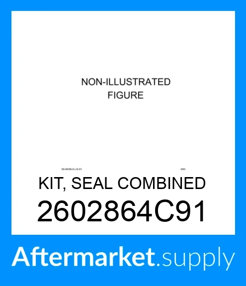 2602864C91 - KIT, SEAL COMBINED fits NAVISTAR | Price: $345.89 to $362.38