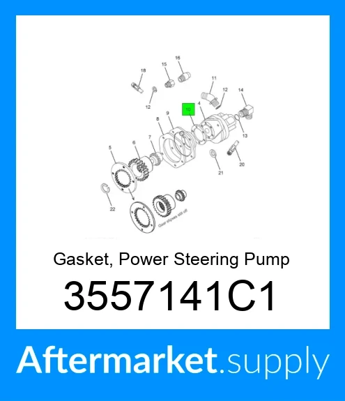 3557141C1 - Gasket, Power Steering Pump Mounting fits NAVISTAR | Price ...