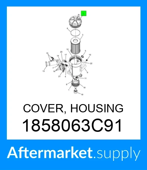 1858063C91 - COVER, HOUSING fits NAVISTAR | Price: $146.16 to $280.17