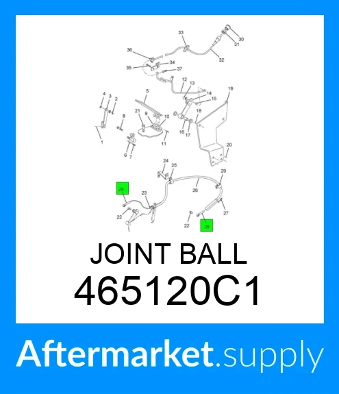 465120C1 - JOINT BALL fits NAVISTAR | Price: $22.11 to $78.24