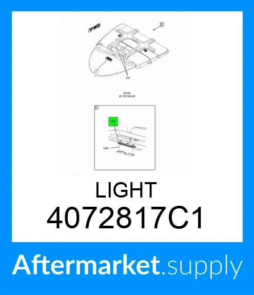 4072817C1 - LIGHT fits NAVISTAR | Price: $171.86 to $241.09
