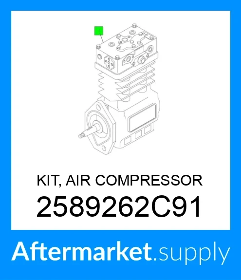 2589262C91 - GASKET KIT fits NAVISTAR | Price: $41.86 to $61.74