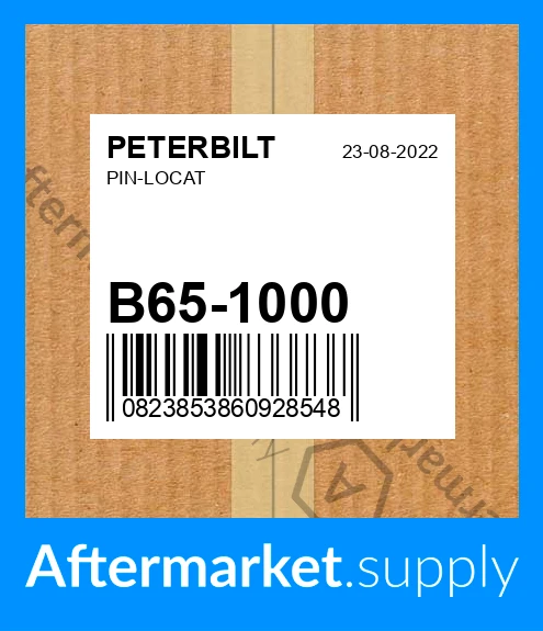 B65-1000 - PIN-LOCAT fits PETERBILT