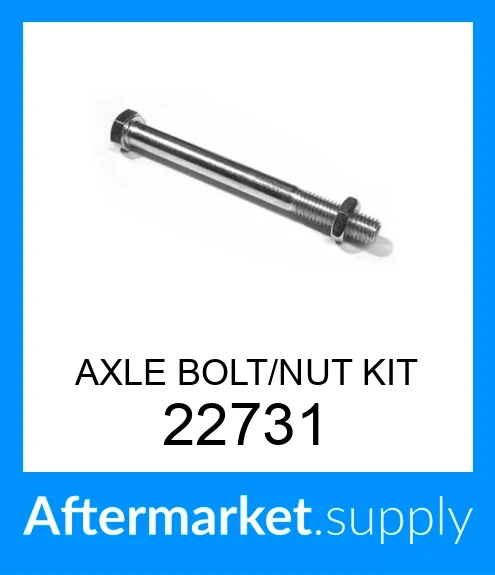 22731 - AXLE BOLT/NUT KIT fits TRIANGLE SUSPENSION SYSTEMS CO. | Price ...