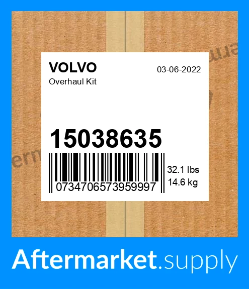 15038635 - Overhaul Kit fits VOLVO | Price: $163.01 to $2,000.00