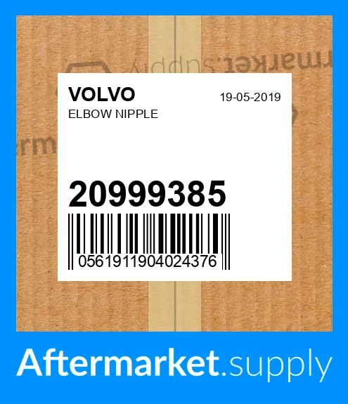20999385 - ELBOW NIPPLE fits VOLVO | Price: $29.99 to $31.78