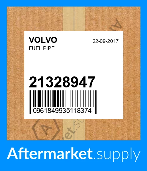 21328947 - FUEL PIPE fits VOLVO | Price: $56.10 to $84.99