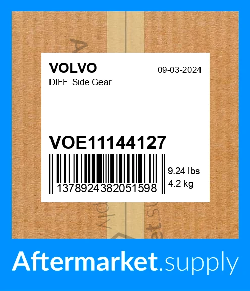 VOE11144127 - DIFF. Side Gear fits VOLVO | Price: $259.69
