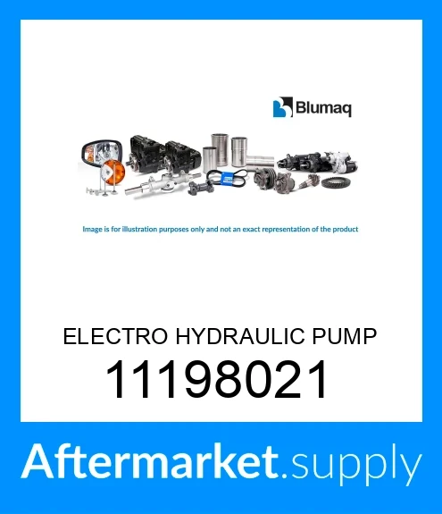11198021 - ELECTRO HYDRAULIC PUMP (VO11198021, VO11198021) fits VOLVO ...