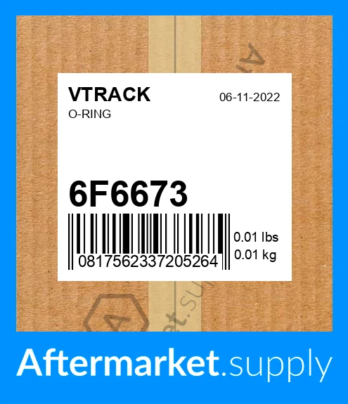 6f6673 - O RING 218 fits VTRACK